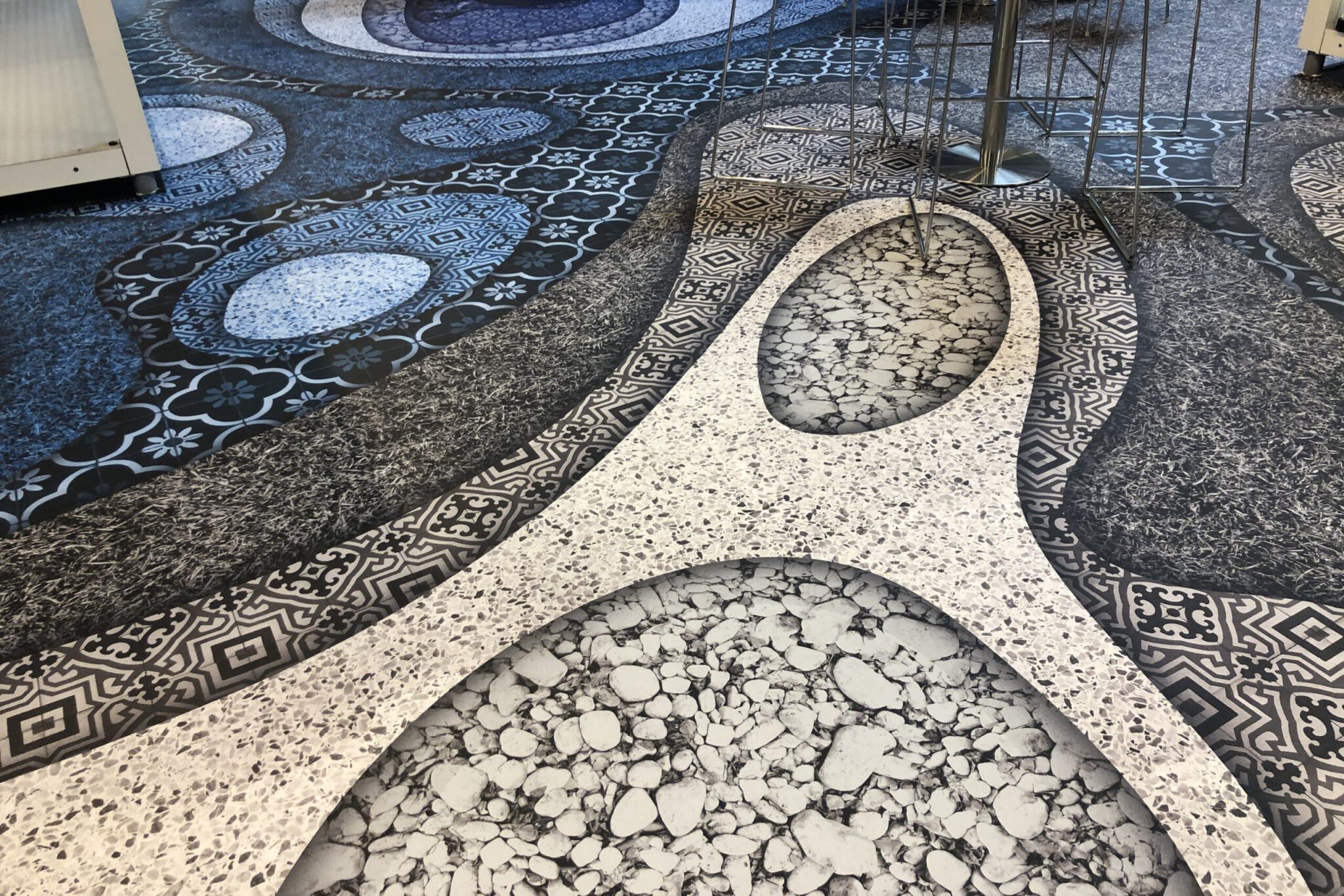 Fotoboden Blau - Boden-raus & rein GmbH